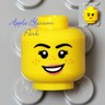 NEW Lego Female Minifig PINK HAIR - Dark Magenta Agent Girl Head Gear w ...