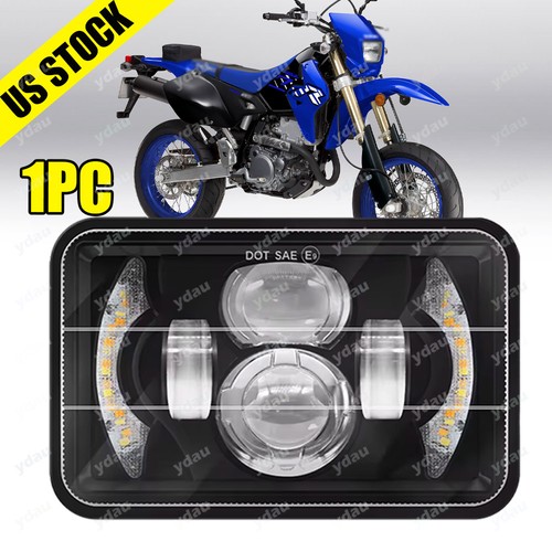 4x6" Square LED Headlight Hi/Lo Beam w/ DRL For Suzuki DRZ400SM DRZ400S ...