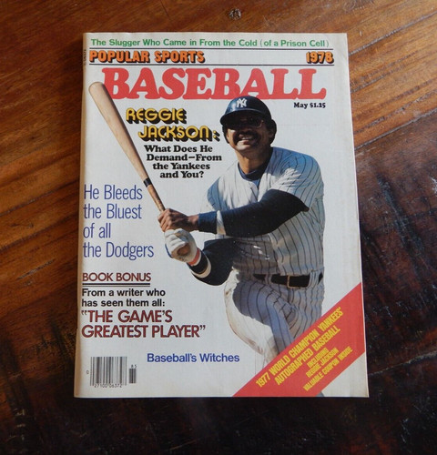 1978 POPULAR SPORTS BASEBALL MAGAZINE REGGIE JACKSON NEW YORK YANKEES ...