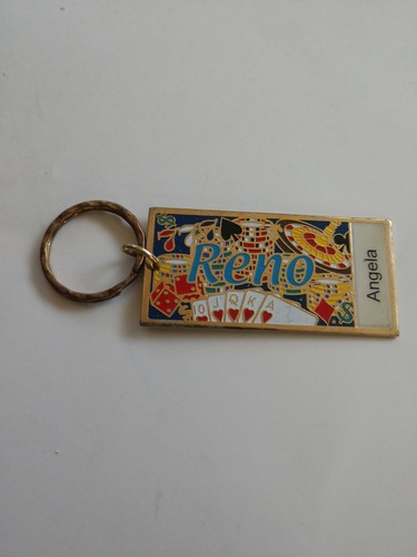 Reno Keychain With Name Angela | eBay