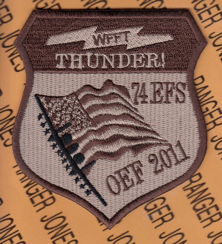 USAF Air Force 74th Expeditionary Fighter Sqdn EFS Desert DCU ~3.75 ...