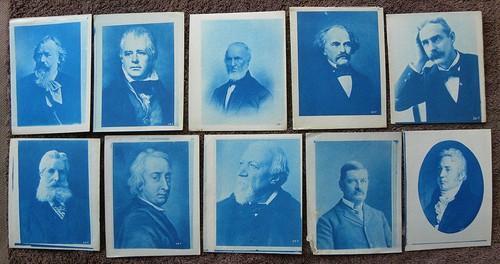 CYANOTYPES SET OF 10 - FAMOUS PEOPLE + PAINTINGS | eBay