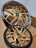 26" Inch GOLD Forgiato Concentrati 5x120 5x127 XL Floating Cap 3pc ...
