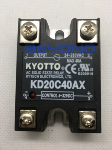 1PC NEW FOR KYOTTO Solid State Relay KD20C40AX 24-280VAC 40A | eBay