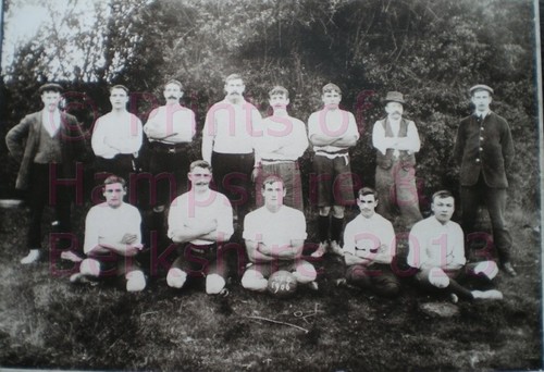 PRINT 10" X 7" TADLEY FOOTBALL CLUB c1906 HAMPSHIRE | eBay