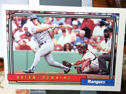 1992 Topps Baseball Card of Brian Downing #173 (NM) Free Returns | eBay