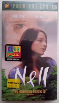 Nell VHS 1994 Drama Jodie Foster Liam Neeson 20th Century