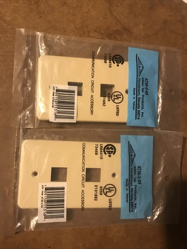 Allen Tel AT30-2-09, 2 Port, Single Gang Faceplate, Ivory | eBay