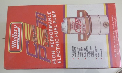 Mallory Comp Pump 70 High Performance Electric Fuel Pump 4070 | eBay
