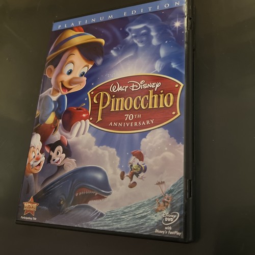 Pinocchio (DVD, 2009, 2-Disc Set, 70th Anniversary Platinum Edition ...