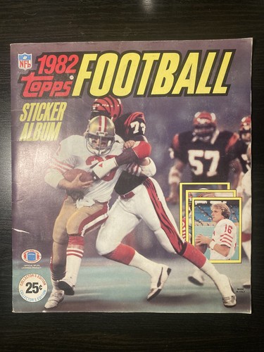 1982 NFL Topps Football Sticker Album/ missing some stickers | eBay