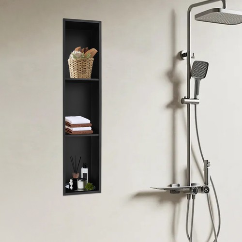 Large Capacity Shower Niche, 304 Stainless Steel Niche, Recessed Wall ...