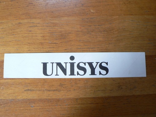STICKER,DECAL UNISYS BIG SIZE 35 CM C | eBay