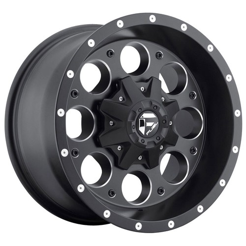 FUEL Revolver D525 15X10 5X114.3/5X120.65 ET-43 Matte Black & Milled ...