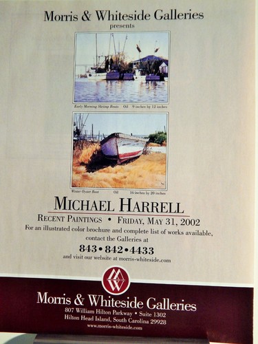 MICHAEL HARRELL ART PIECE VTG ORIG 2002 ADVERTISEMENT | eBay