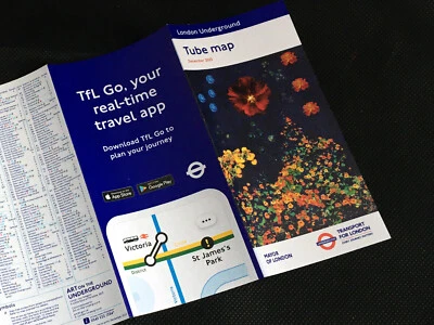 2 x London Underground pocket tube maps - | Grelly UK