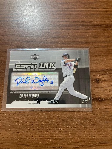 2005 UPPER DECK ESPN INK AUTOGRAPH DAVID WRIGHT Mets | eBay