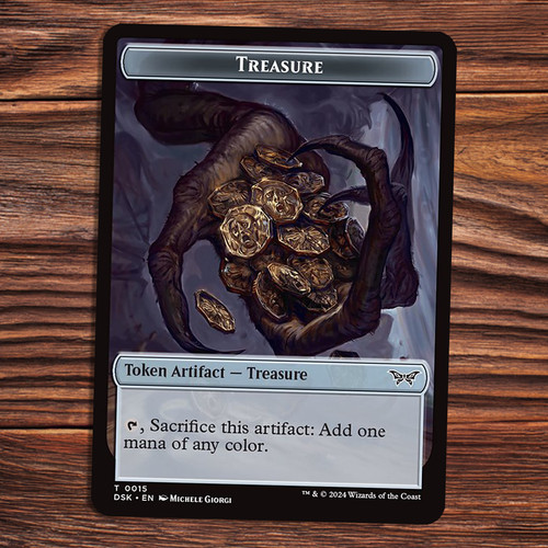 Treasure Token - Duskmourn - Magic the Gathering | eBay