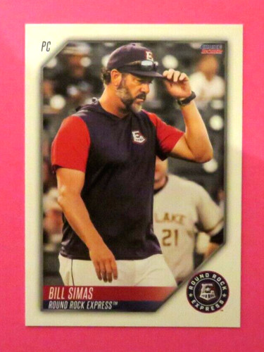 2022 Choice, Round Rock Express, Pitching Coach - BILL SIMAS | eBay