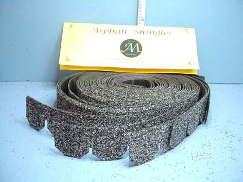 Miniature Asphalt Shingles #4005H Salt & Pepper Hexagonal Alessio 1/12 ...