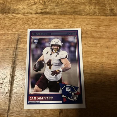 2025 Score Cam Skattebo Rookie Card Arizona State Sun