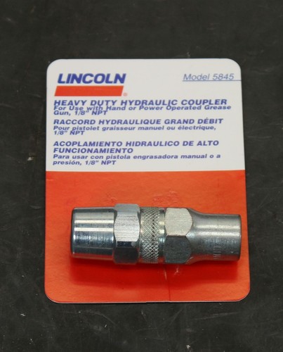 Lincoln Heavy Duty Grease Coupler 11/16 in Hex 1/8 in MNPT 438-5845 | eBay