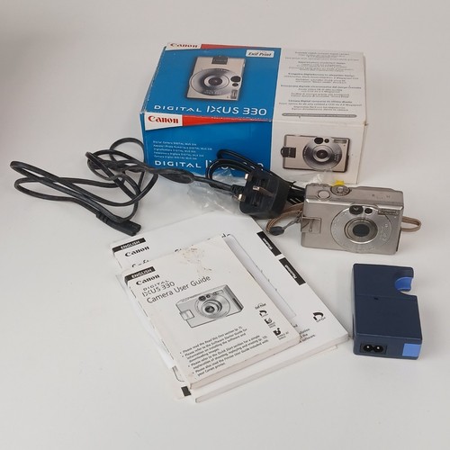 Canon IXUS 330 Digital Camera Silver Boxed -WRDC | eBay