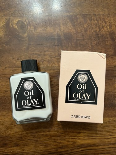 Vintage Oil Of Olay Beauty Lotion 2 Ounce Glass Bottle, Original Box ...