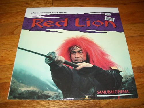 RED LION Laserdisc LD WIDESCREEN FORMT VERY GOOD CONDITION VERY RARE W ...