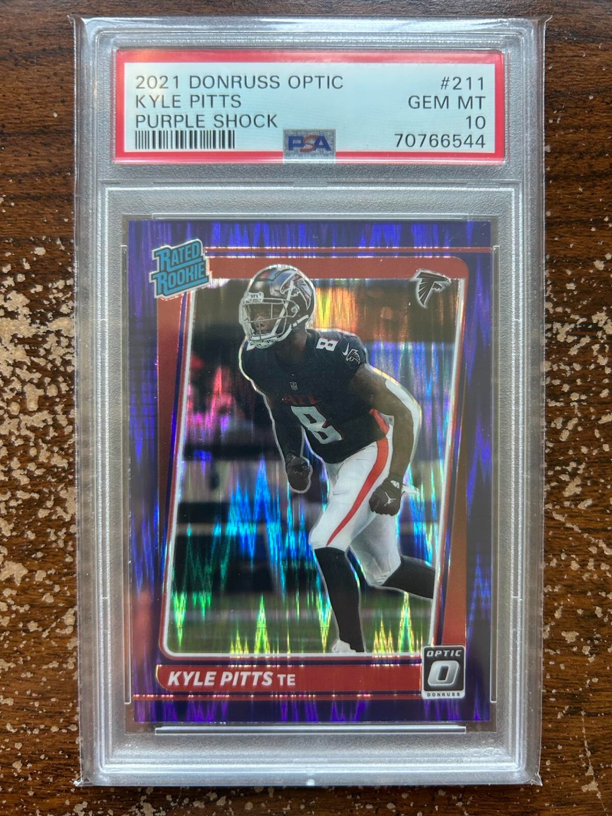 Kyle Pitts 2021 Optic #211 Purple Shock PSA 10 Price Guide - Sports ...