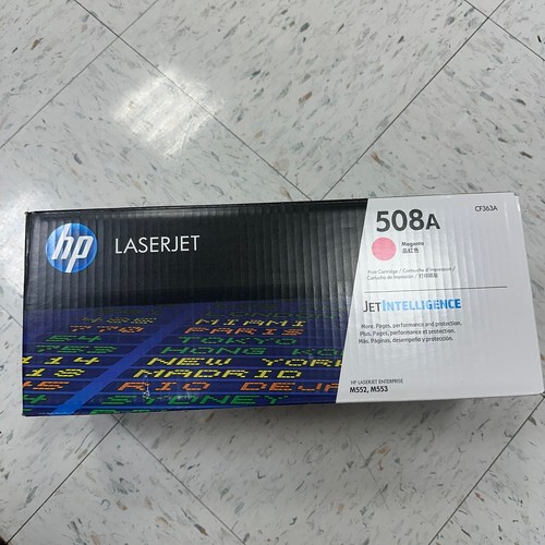 HP 508A Magenta Toner Cartridge For HP LaserJet - NEW in Box (CF363A ...