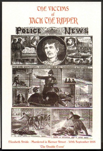 Modern Postcard: Victims of JACK THE RIPPER - Elizabeth Stride. Free UK ...