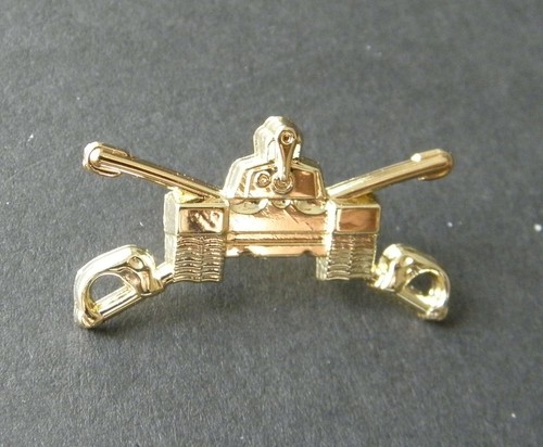 US Army Armored Division Cavalry Lapel Pin Badge 1.25 inches Gold Color ...