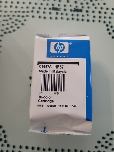 Genuine HP 57 Tri-Color Ink Cartridge C6657AN Sealed 725184712340 | eBay
