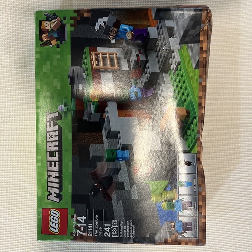 LEGO 21141 Minecraft The Zombie Cave Retired NEW SEALED 241 Pc Build ...