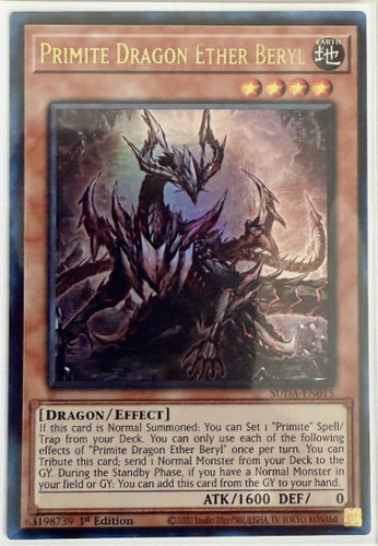 Yu-Gi-Oh! - Primite Dragon Ether Beryl SUDA-EN015 Ultra Rare - Supreme ...