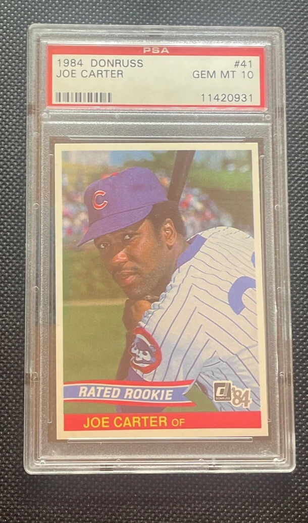 Joe Carter 1984 Donruss #41 Base Price Guide - Sports Card Investor