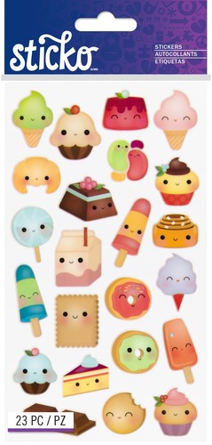 Sticko Stickers-Snack Attack | eBay