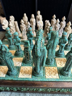 Aztec Chess Set for sale | eBay