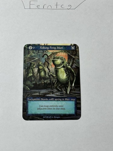 Sorcery Contested Realms Felbog Frog Men Exceptional NM Beta Ships Same ...