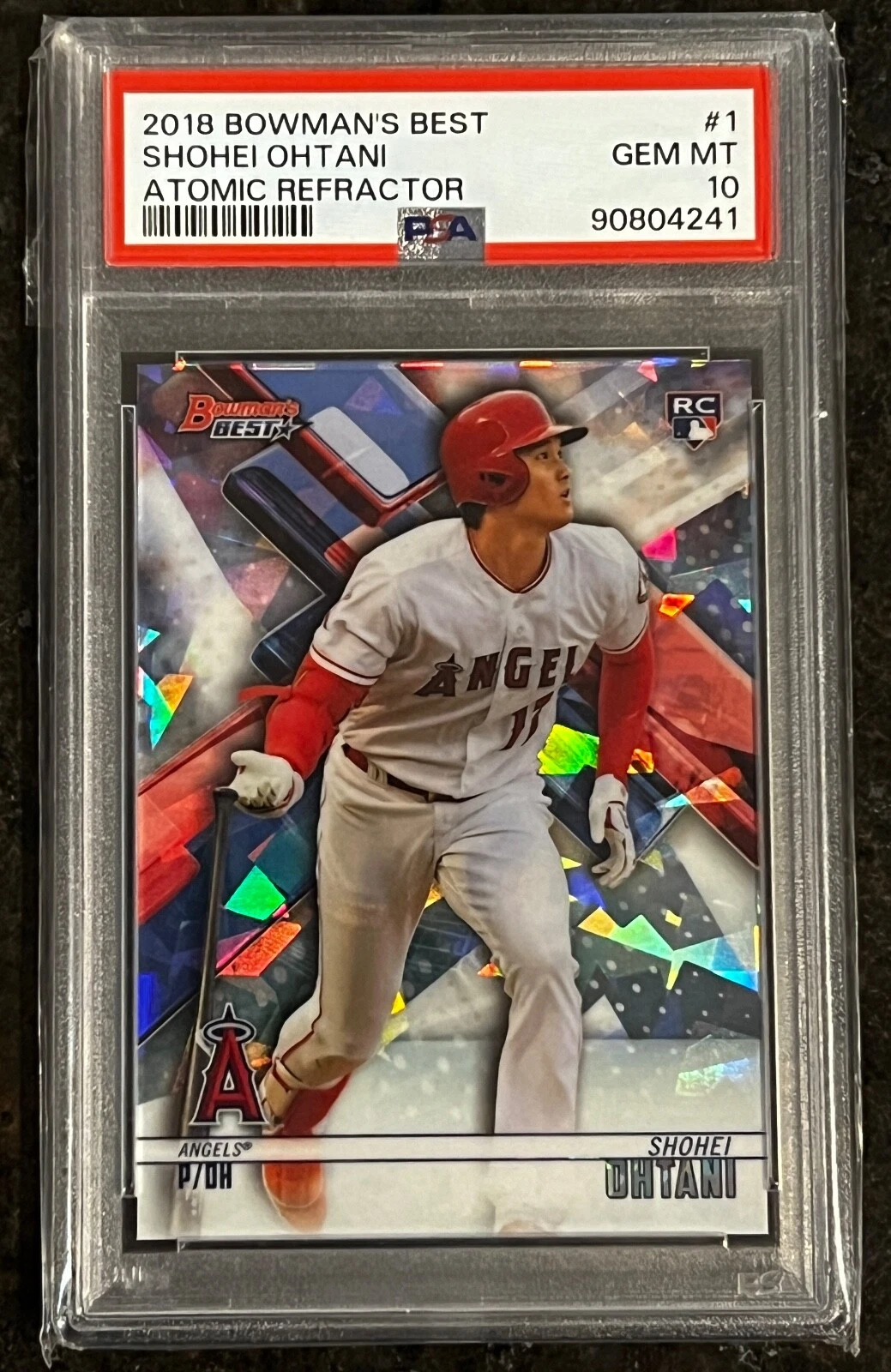 Shohei Ohtani 2018 Bowman's Best #1 Atomic Refractor Price Guide ...