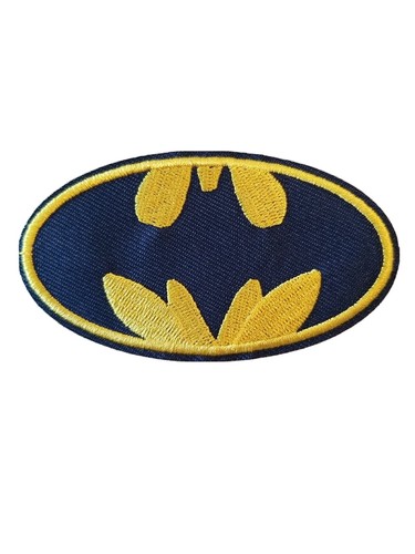 10 Pack - DC Comics Batman Logo Embroidered Sew/Glue-on Patch 3.75" x 2 ...