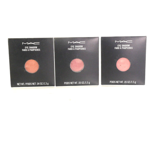 3 MAC Eye Shadow Refill Pro Pan 0.05ozEA IN EXPENSIVE PINK+IN LIVING ...