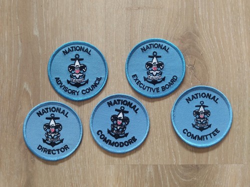 National Sea Scout position patch lot / BSA backing badges | eBay