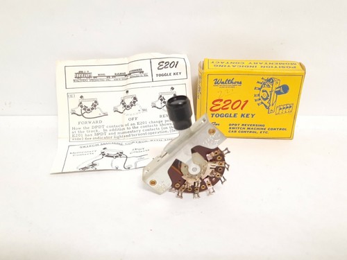 HO Scale Track Vintage Walthers E201 Toggle Key Switch for sale online ...