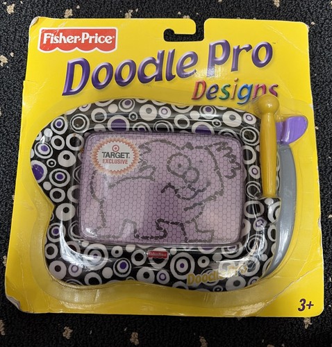 FISHER PRICE DOODLE PRO DESIGN MAGNETIC DRAWING SCREEN PORTABLE ...