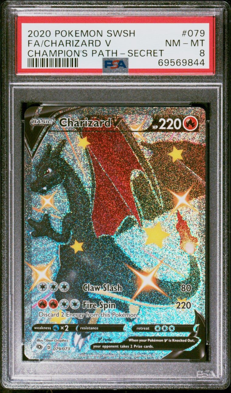 Charizard V 2020 Champion's Path #79/73 Holo (Secret) PSA 8 Price Guide ...