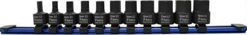 Astro Pneumatic 94411M - 11-Piece 3/8? Drive Nano Impact Metric Hex Bit Sockets | eBay