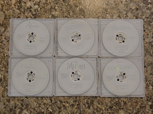 Lot Of 6 Disney Live Action Remake DVD Movies (Aladdin, Lion King And ...