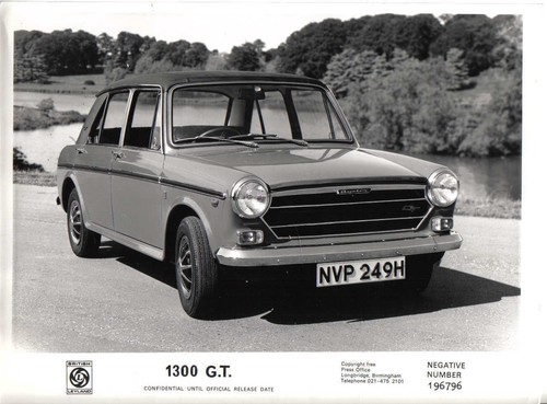 Austin 1300 GT original b&w Press Photograph Pub. No. 196796 | eBay
